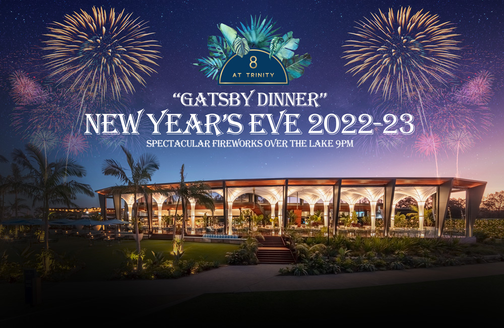 Time to Party - NYE 2022-23 - 8 at Trinity Restaurant